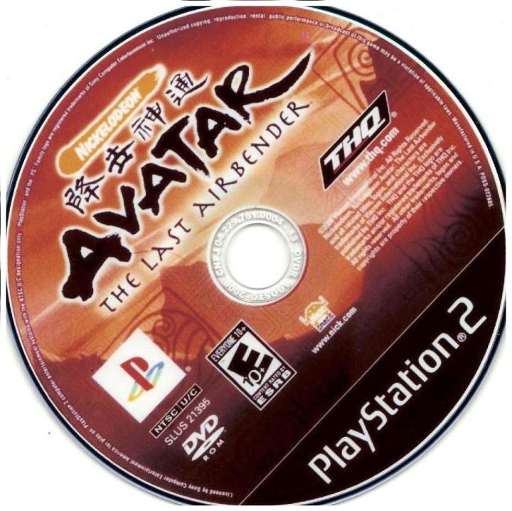 PS2 Avatar The Last Airbender , Dvd game Playstation 2 | Lazada