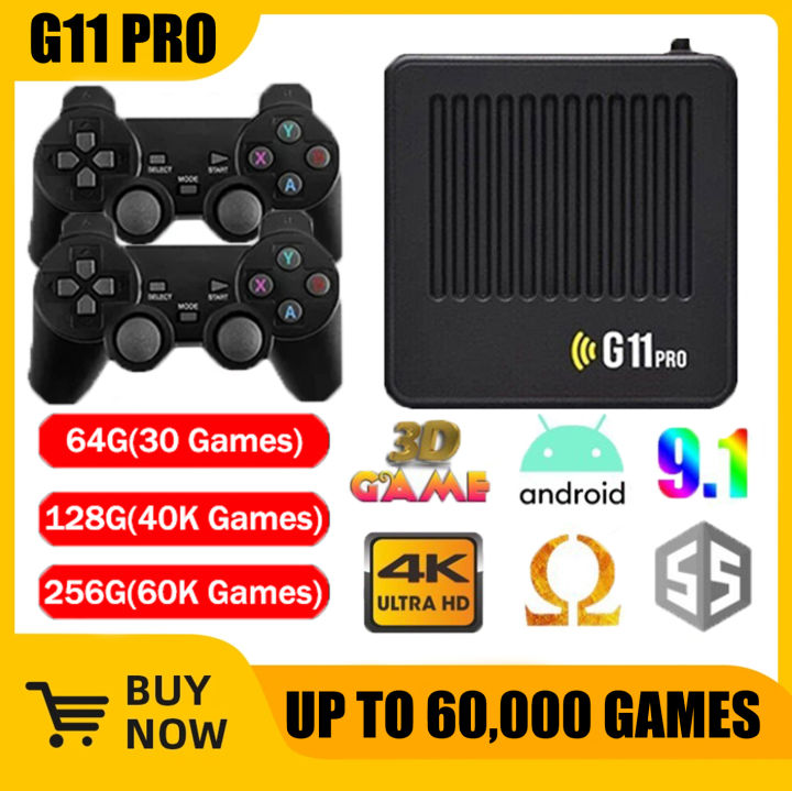 G11 Pro Built-In 60000 Game Video Game Console 4K HD 2.4G 256GB ...