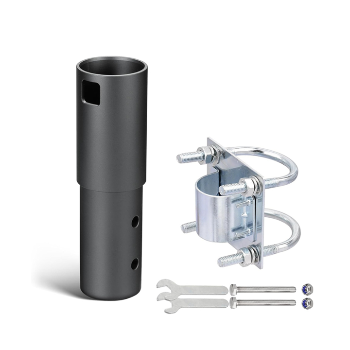 (OFAN) Pole Mount,Pipe Adapter Alloy Mount Kit for Dish Antenna Mast ...