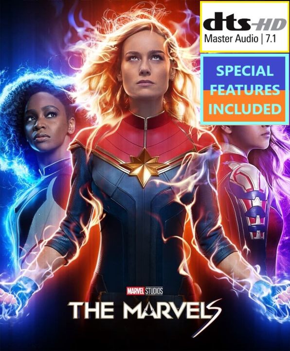 BLURAY The Marvels (2023) [DTS HDMA 7.1] Action Adventure Comics T4636 ...