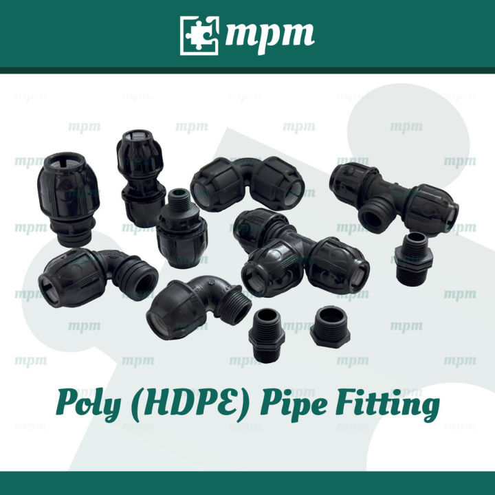 Poly HDPE Polyethylene Pipe Sambungan Poli HDPE Polietilena Sambungan ...