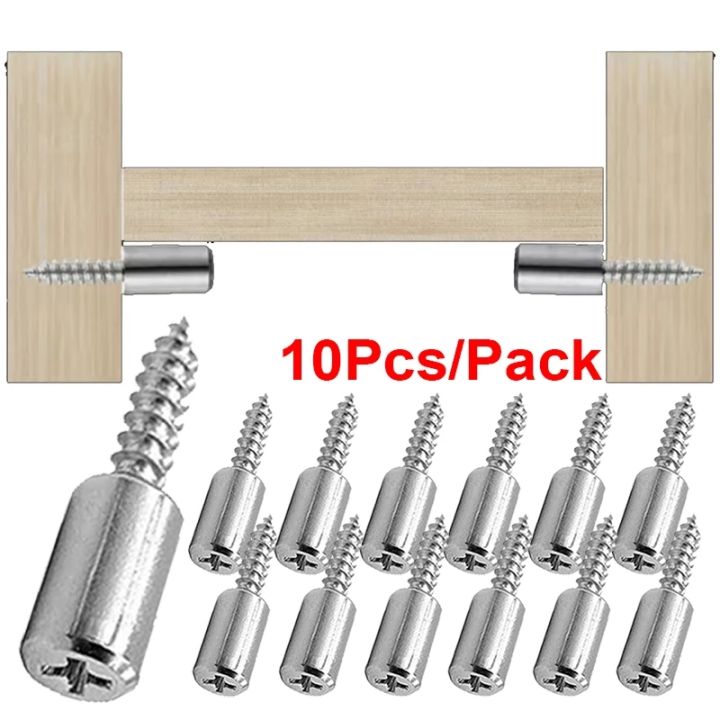 10pcs Screw Partition Brackets Cross Self-tapping Screw Support Free ...