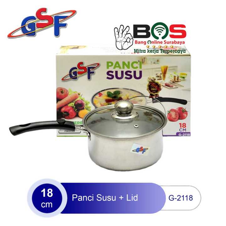 Panci Susu Panci Masak Mie Sauce Pan GSF 18 & 20 CM Panci Stainless ...