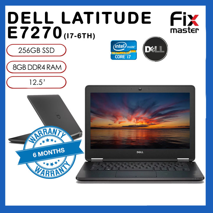 Dell Latitude E7270 12.5''/ Core i7-6th / 8GB 16GB Ram / 256gb 512gb ...