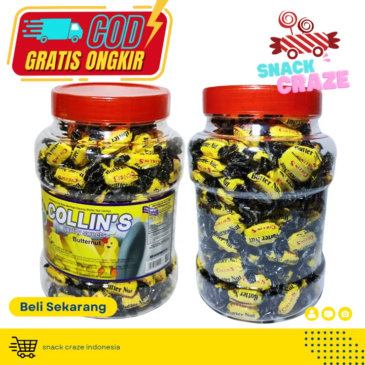 Collin butternut Toples isi 208 pcs / Netto 665 gram | Lazada Indonesia