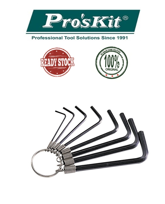 Pro‘’sKit HW-023 8pcs Ring Type Hex Key Set (Metric) | Lazada