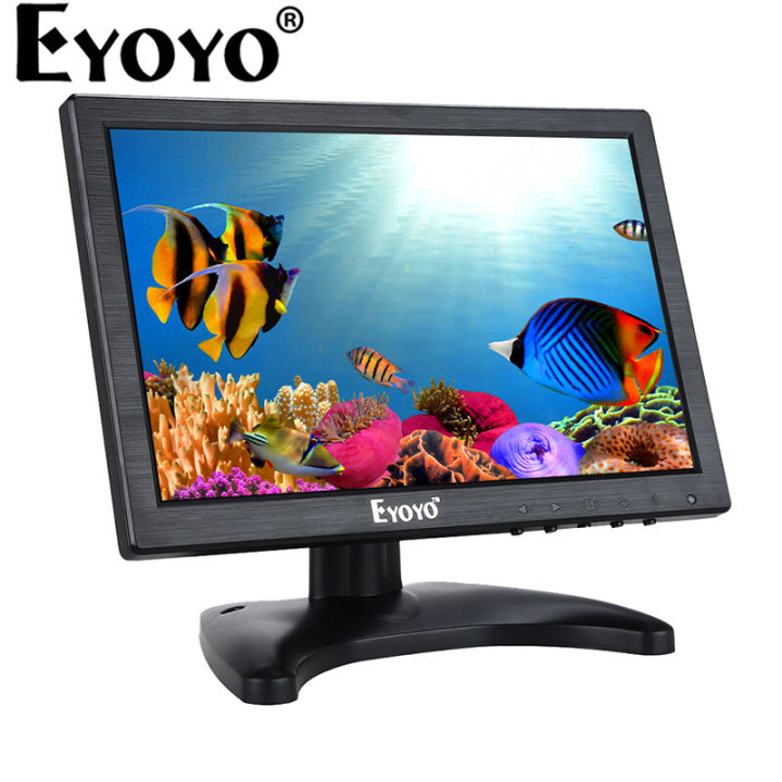 Eyoyo 10 Inch IPS LCD Monitor, 1280x800 High Resolution Small Portable ...