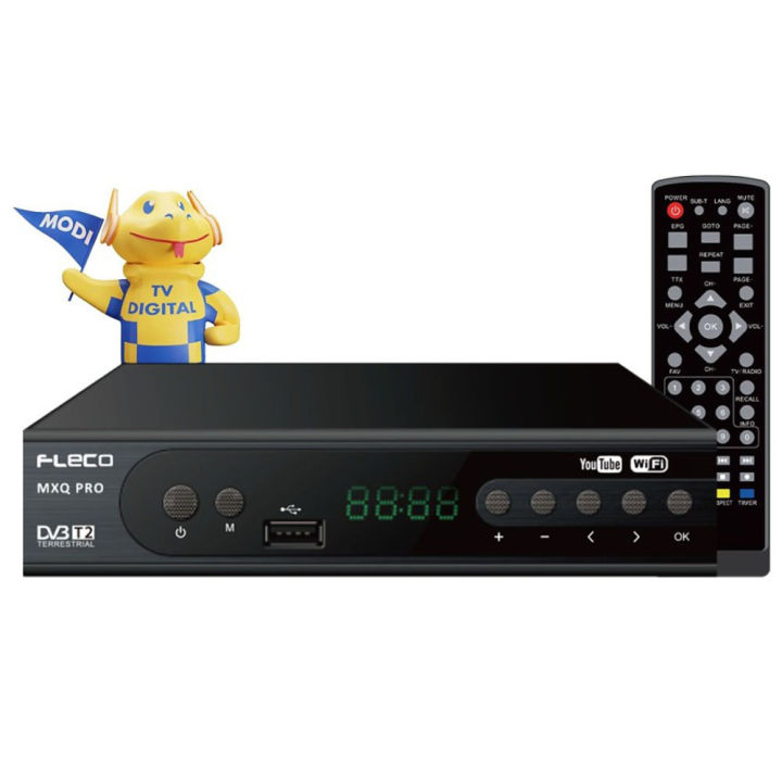 Set Top Box STB Fleco DVB T2 SNI Full HD | Lazada Indonesia
