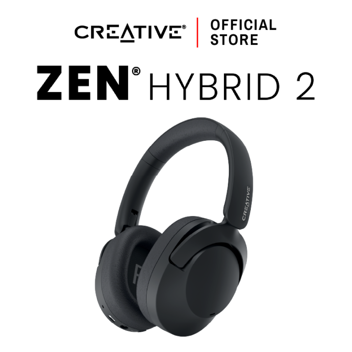Creative Zen Hybrid 2 หูฟังไร้สายในแบบ Over-ear พร้อมด้วย Hybrid ANC ...