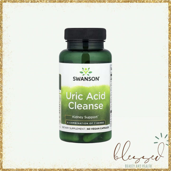 Swanson, Uric Acid Cleanse, 60 Vegan Capsules | Lazada PH