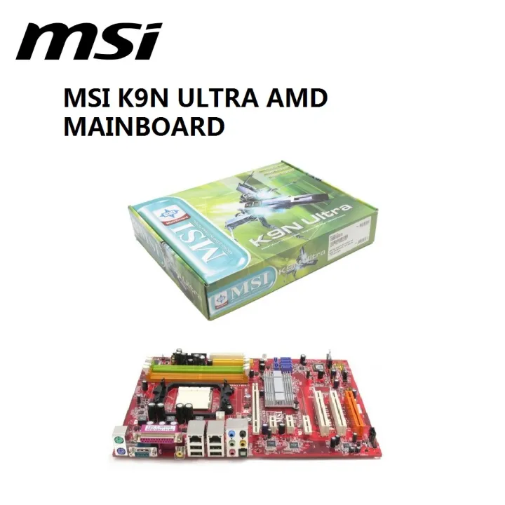 MSI Mainboard K9N Ultra AMD Processor Support Socket AM2 | Lazada