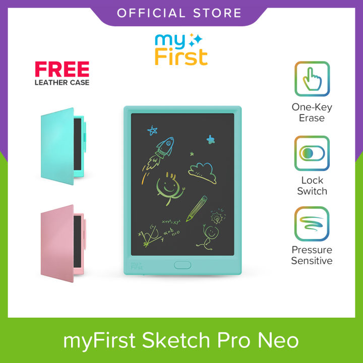 myFirst Sketch Pro NEO Color LCD Sketch Pad Digital Writing Tablet ...