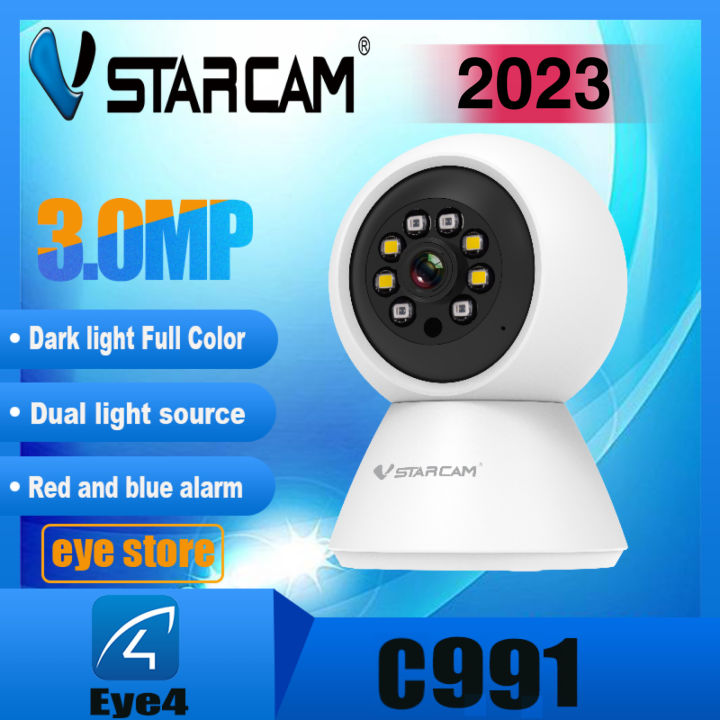 Vstarcam C991 ( C992DR เลนส์คู่ ) ใหม่ล่าสุด 2023 ความละเอียด 2/3 MP(1296P) กล้องวงจรปิดไร้สาย ...
