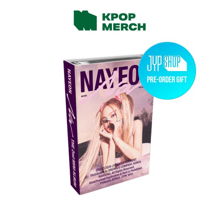 [ +JYP Shop Gift ] TWICE NAYEON - THE 2nd MINI ALBUM [ NA ] Platform Nemo ver. | Lazada Singapore