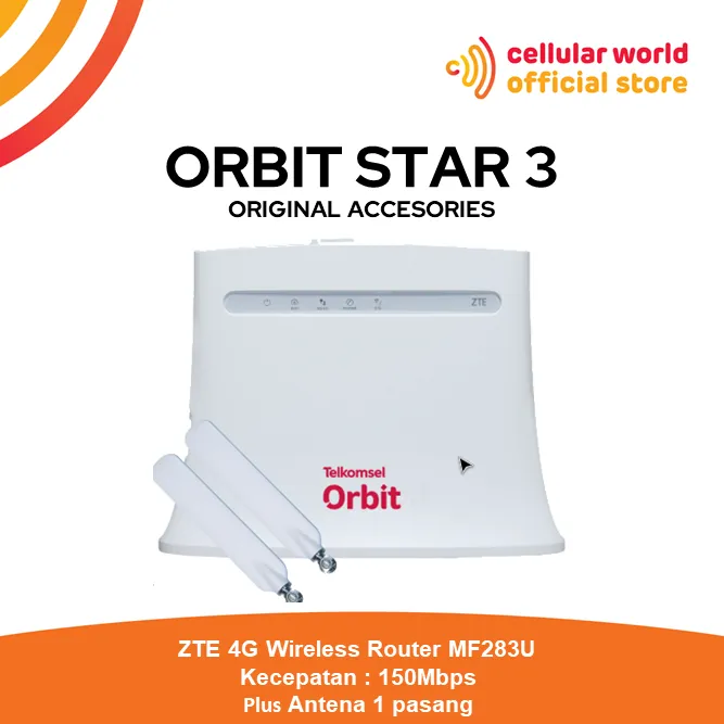 Modem Wifi Orbit Star 3 dengan Antena | Lazada Indonesia