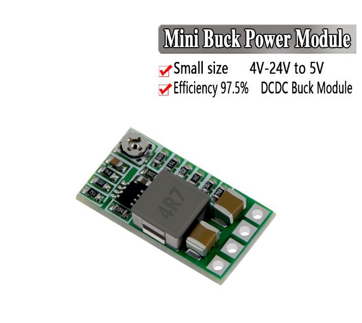 Mini DC-DC 12-24V To 5V 3A Step Down Power Supply Module Voltage Buck Converter Adjustable 1.8V ...