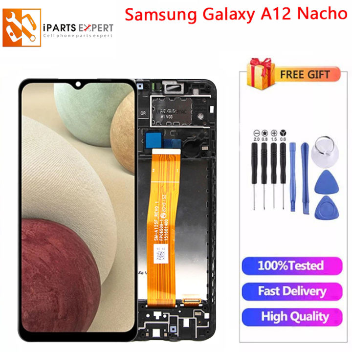 IPARTSEXPERT Original LCD For Samsung Galaxy A12 Nacho A12s LCD A127F A127M A127U LCD Display ...