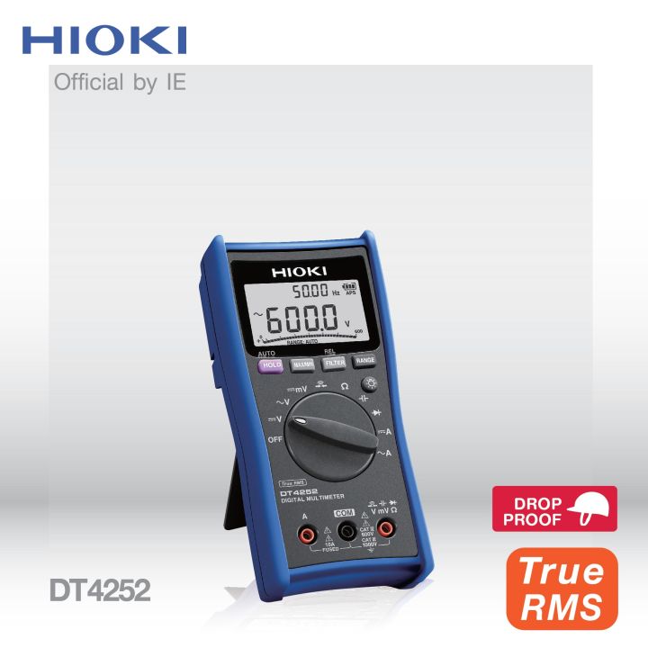 HIOKI DT4252 ดิจิตอลมัลติมิเตอร์ (Digital Multimeters) คำนวณค่าแบบ True ...