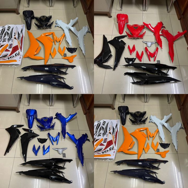 HONDA DASH 110 V2 FUEL INJECTION DASH 2 FI DASH110 V2 FI BODY COVER SET KAVER SET COVER SET ...