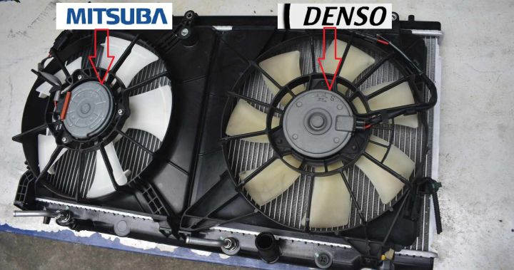 Radiator Fan assembly for Honda city/Jazz 2009 - 2013 Japan surplus ...