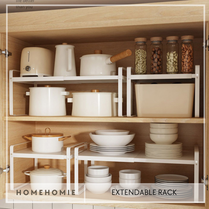 Homehomie Extendable & Adjustable Cabinet Under Sink Kitchen Cupboard ...