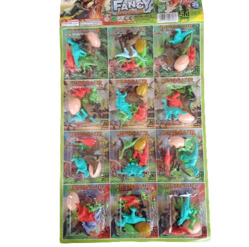6 Set Mainan Miniatur Dinosaurus Telur Dino mainan tirex mainan koleksi ...