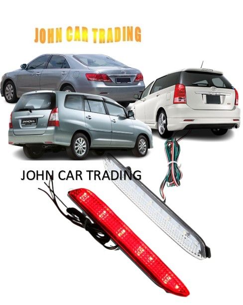 Toyota Vellfire Alphard Camry Innova Wish Dynamic Led Rear Bumper ...