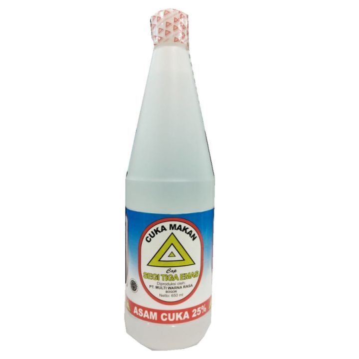 CUKA MAKAN CAP SEGITIGA EMAS 650ml | Lazada Indonesia
