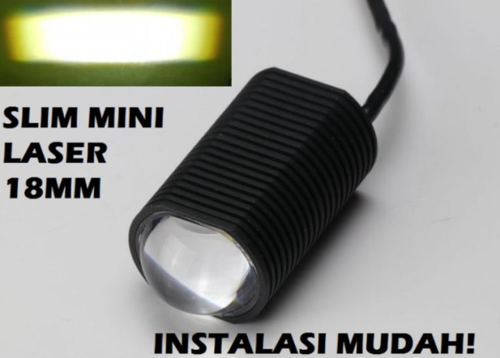 Mini Laser 18MM 1.8CM lampu grill mobil sql 1 mata tembak laser slim ...