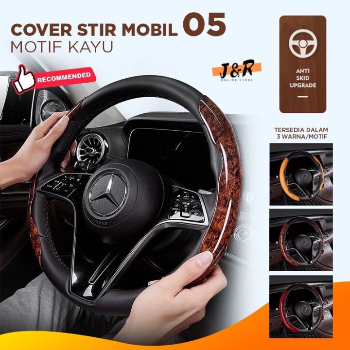 Cover Stir Mobil 05 Motif Kayu & Carbon | Lazada Indonesia