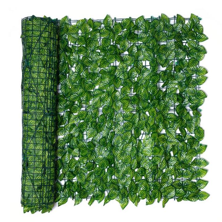 Artificial Ivy Mesh Fence Artificial Artificial Grass Screening Roll UV ...
