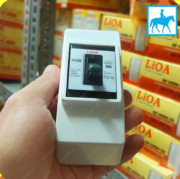 CB Cóc Cầu dao tự động APTOMAT 15A 20A 25A 30A 2 cực 1 tiếp điểm LIOA ...