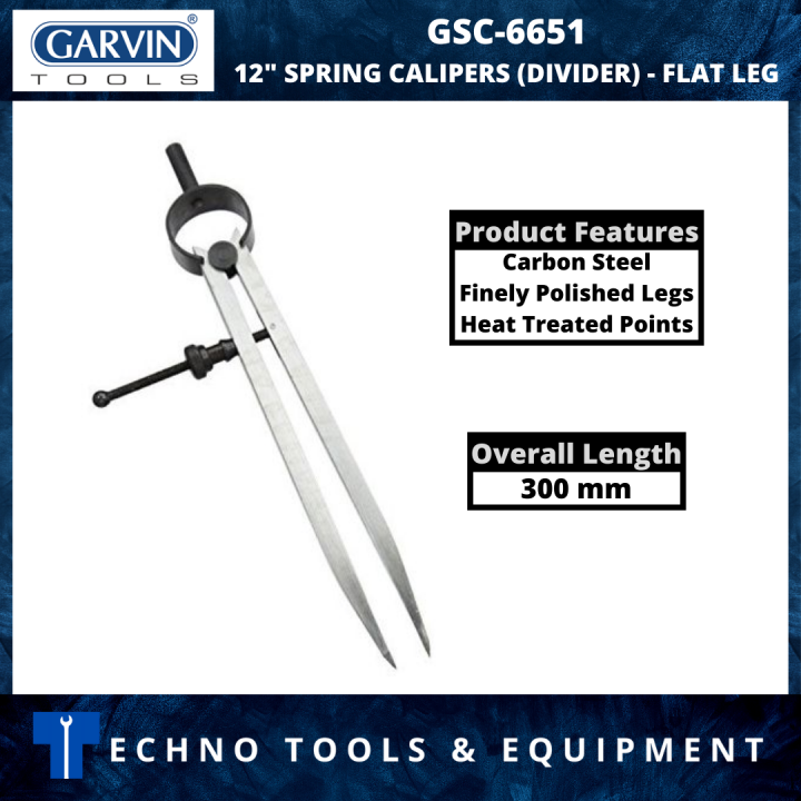 GARVIN SPRING CALIPERS (DIVIDER) - FLAT LEG | Lazada