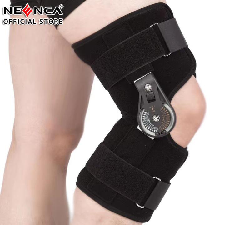 NEENCA Adjustable Hinged Knee Joint Support Brace Fracture Chuck ...