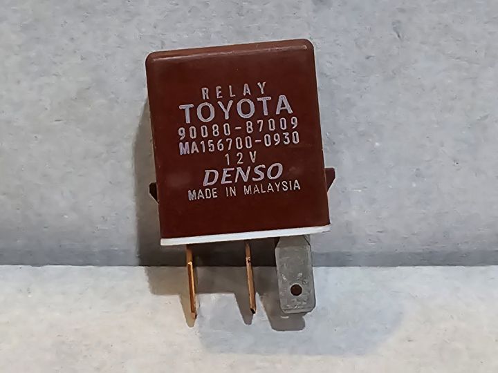 Genuine Toyota Denso Relay 12v 5 pin 90080-87009 | Lazada PH