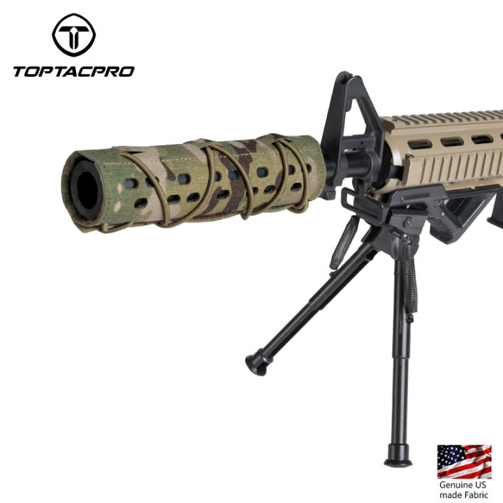TOPTACPRO Tactical Suppressor 7 '' Cut Muffler Heat Shield Sleeve ...