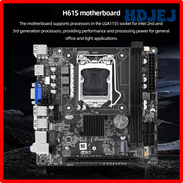H61 Gaming PC Mainboard USB 3. 0 lga1155 Computer Motherboard Sata 2,0 ...
