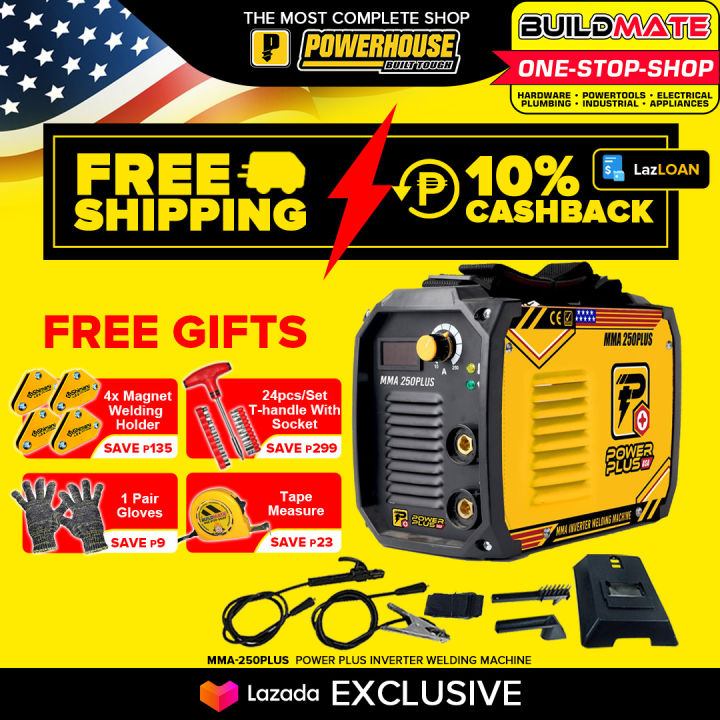 POWERHOUSE 250A Welding Machine Portable Inverter Welder Machine MMA ...
