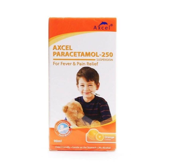 Axcel Paracetamol-250 Suspension (90ml) | Lazada