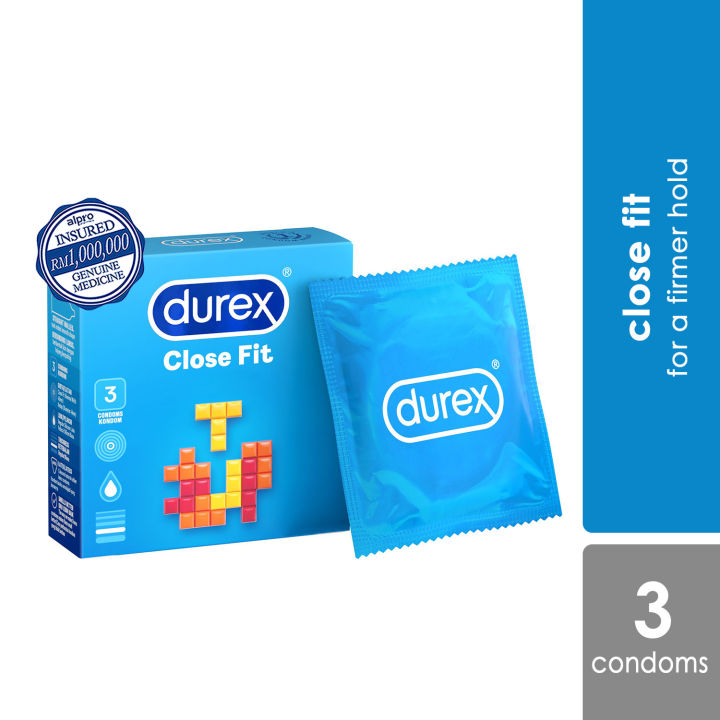 Durex Close Fit Condom (3s) | condam for man / 安全套 / kondom original ...