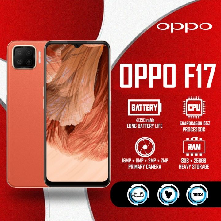 OPPO F17 Smartphone 8GB RAM+256GB ROM | 6.44" Display | 16MP Camera ...