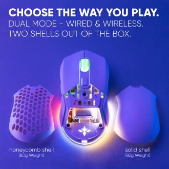 GARUDA HAWK 1 WIRELESS SWAPPABLE SHELL RECHARGABLE LIGHTWEIGHT GAMING ...