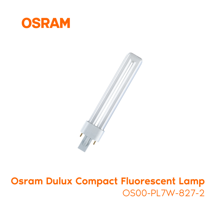 [KLS Lighting] Osram Dulux S 7W/827 2 Pin Very Warm White Compact Fluorescent Lamp | Lazada ...