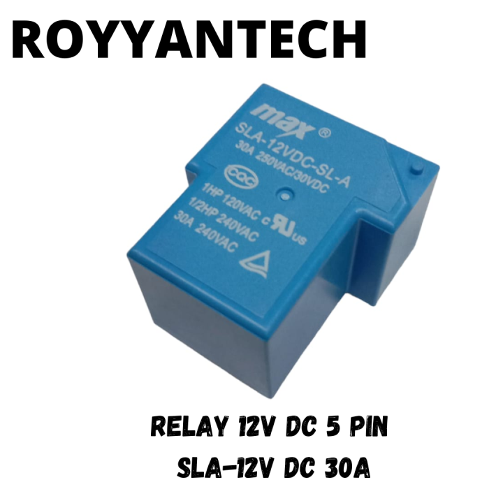 RELAY 12V 5 PIN 30A RILAY SLA-12VDC SL A RELAY KODOK | Lazada Indonesia