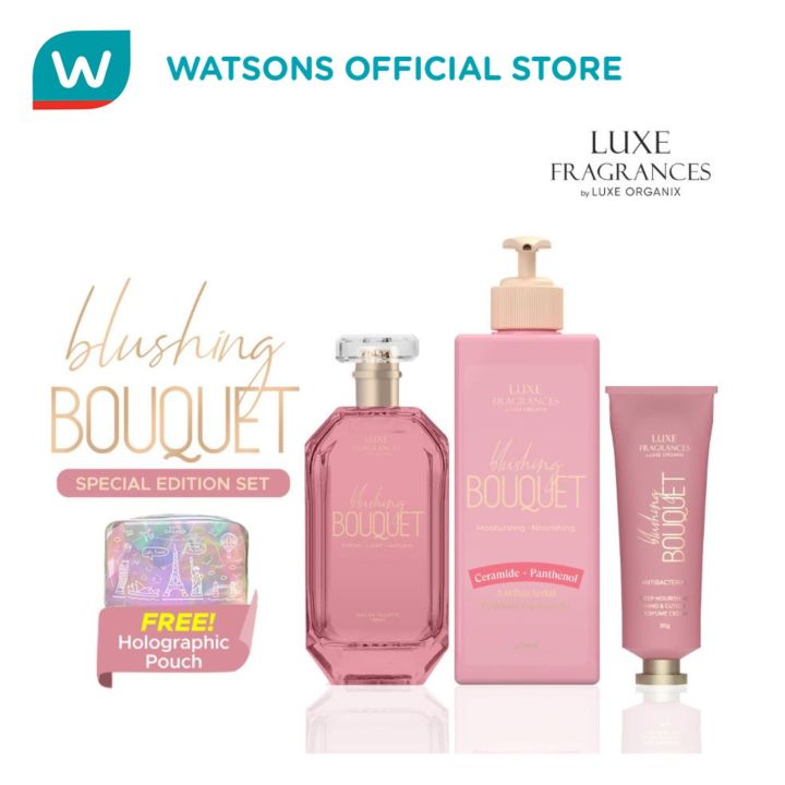 LUXE ORGANIX Blushing Bouquet Fragrance Gift Set | Lazada PH