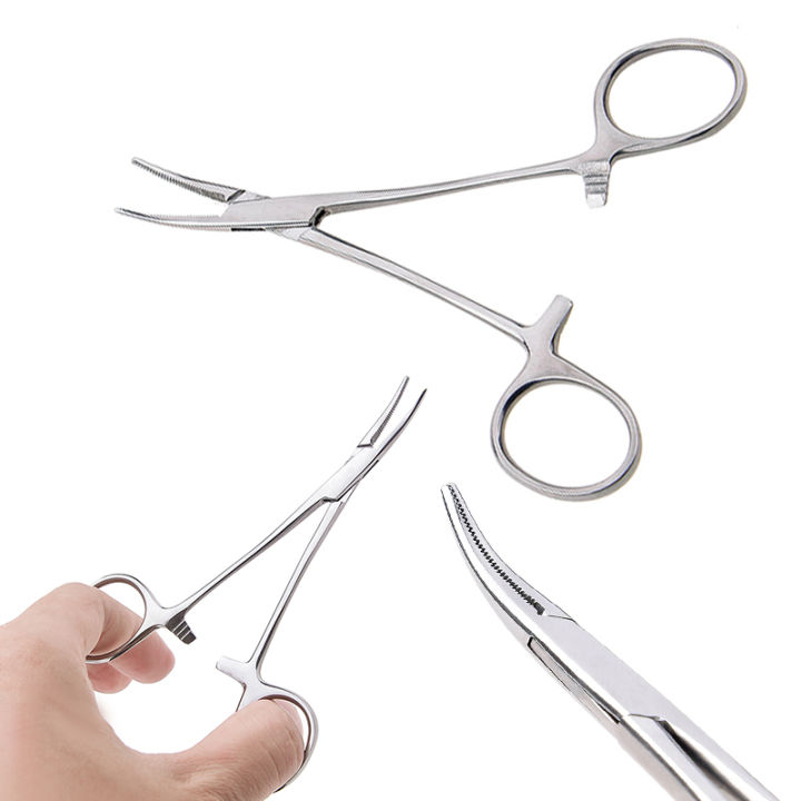 1Pcs Stainless Steel Needle Hemostatic Forceps Tool Kit Hemostatic ...
