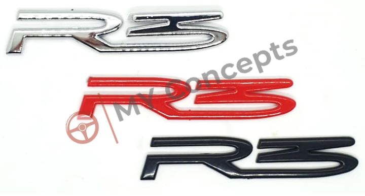 R3 EMBLEM LOGO FOR PROTON NEO, SATRIA, WIRA, PERSONA, SAGA | Lazada