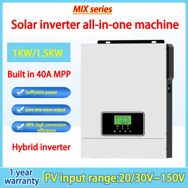 1500W/1000W Solar inverter Hybrid inverter MPPT controller 12V/24V ...