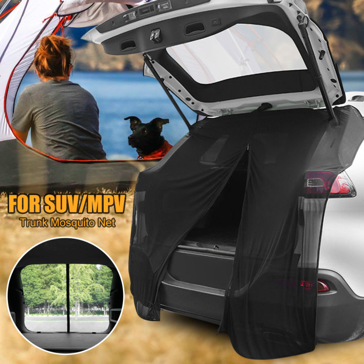 MB Car Tailgate Mosquito Net Rear Windshield Sunshade Magnetic Trunk ...