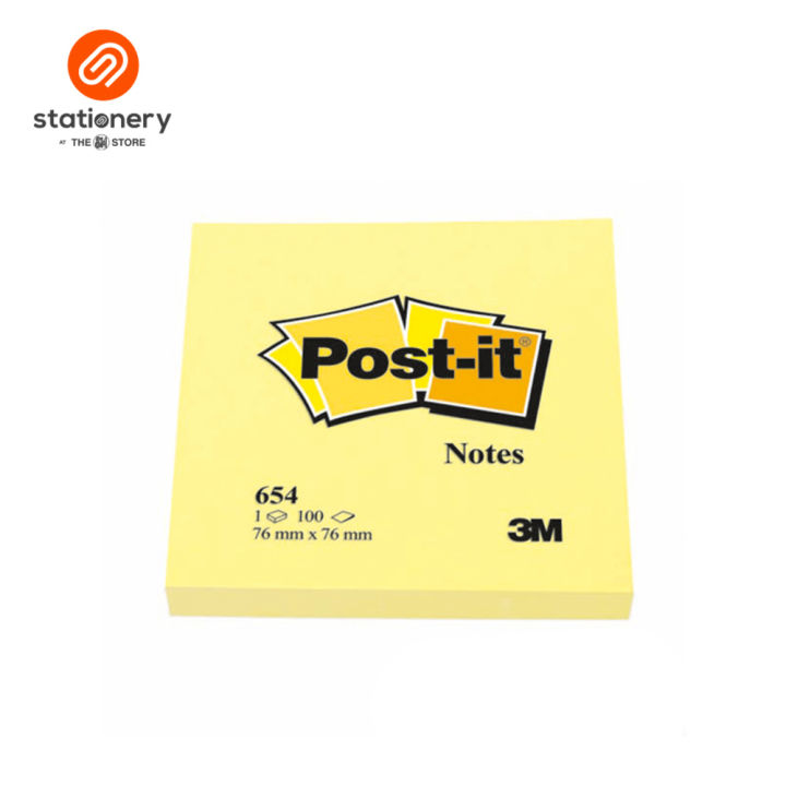 3M Post It Notes Yellow 100 Sheets | Lazada PH